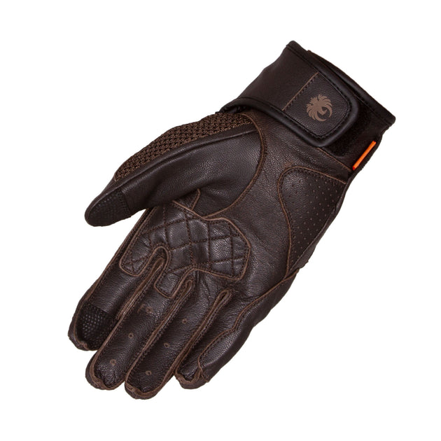 Merlin Shenstone Airflow D30 Armoured Motorcycle Gloves, Olive Brown